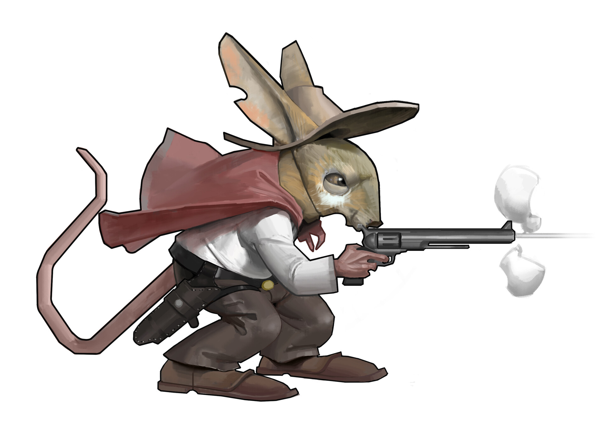 ArtStation - Cowboy Mouse