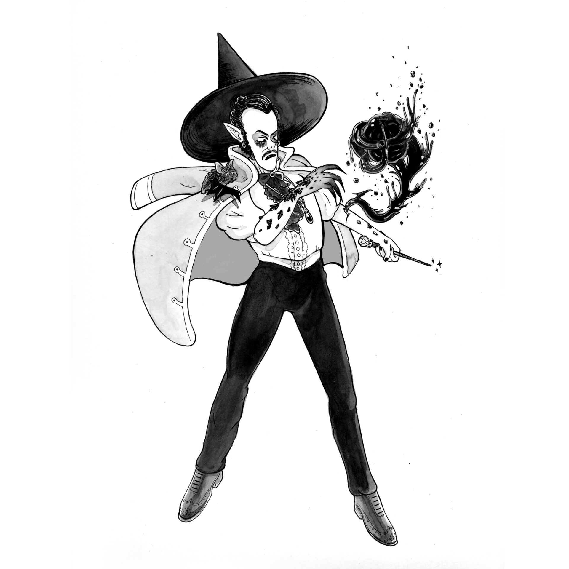 ArtStation - Alphabet Witch Series: Vampire