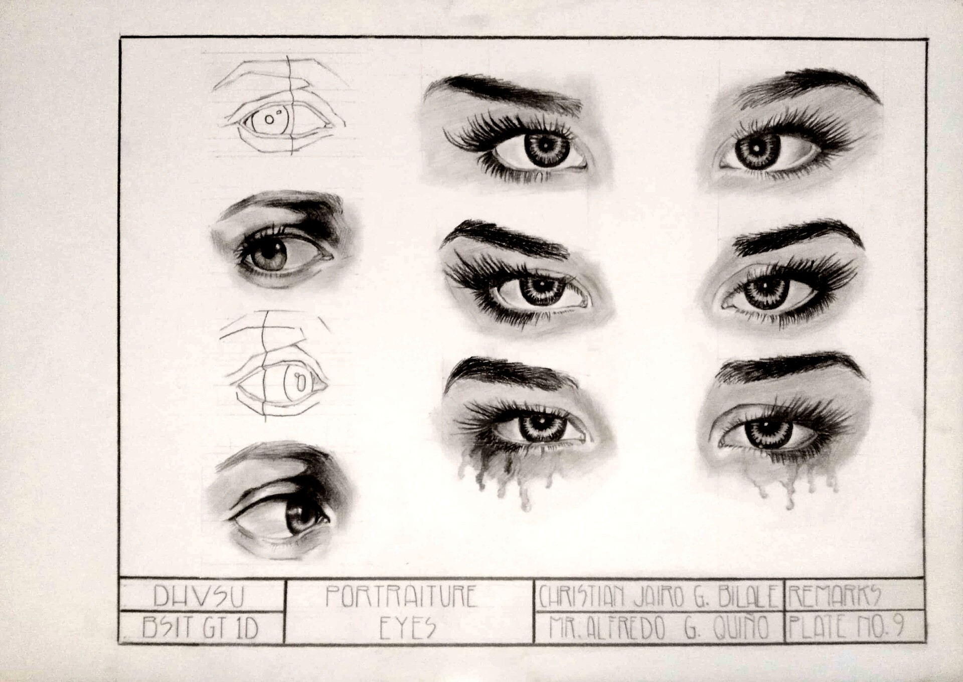 ArtStation - Plate no. 9 (Portraiture Eyes)