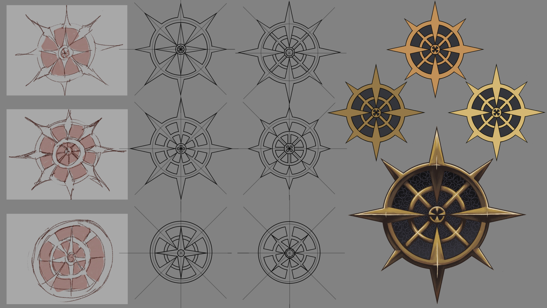 Cyanne Esguerra - Fantasy Cathedral Stained Glass Concept Art