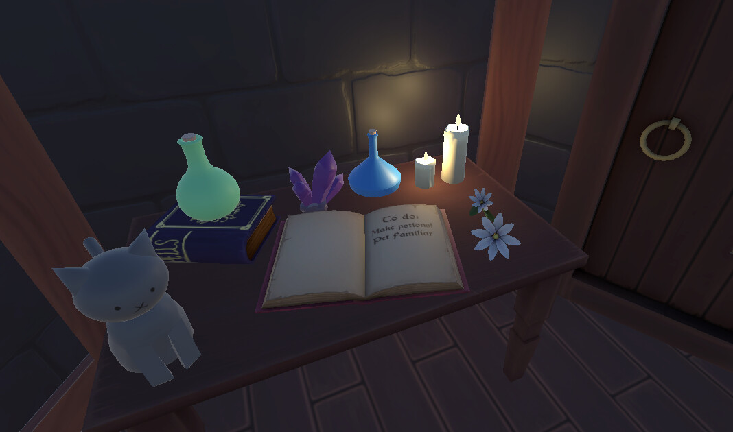 ArtStation - Alchemist's Cabin - VR Game