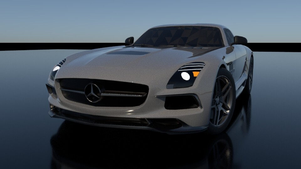 ArtStation - Mercedes SLS AMG