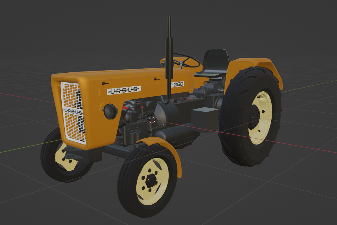 ArtStation - Ursus C-360 (W. I. P. ~ Model: 75%)