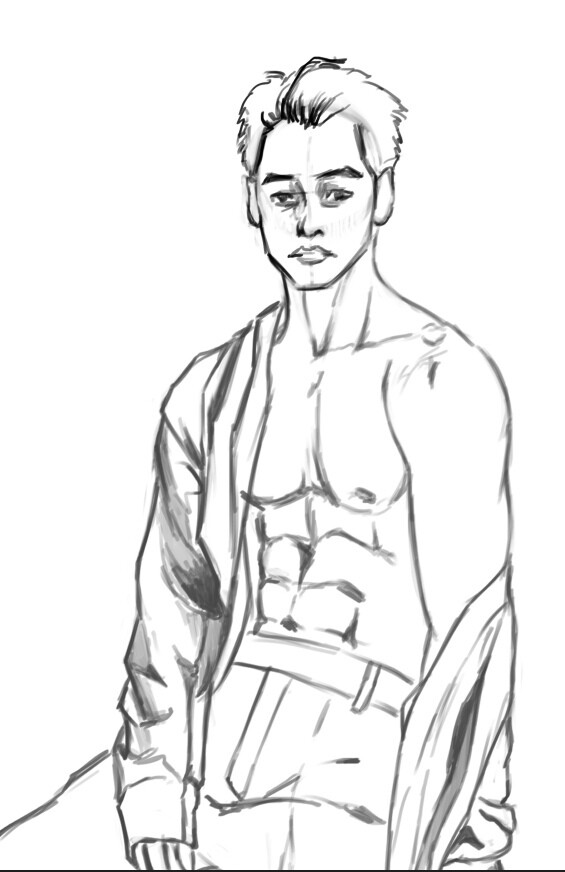 how to draw korean boy