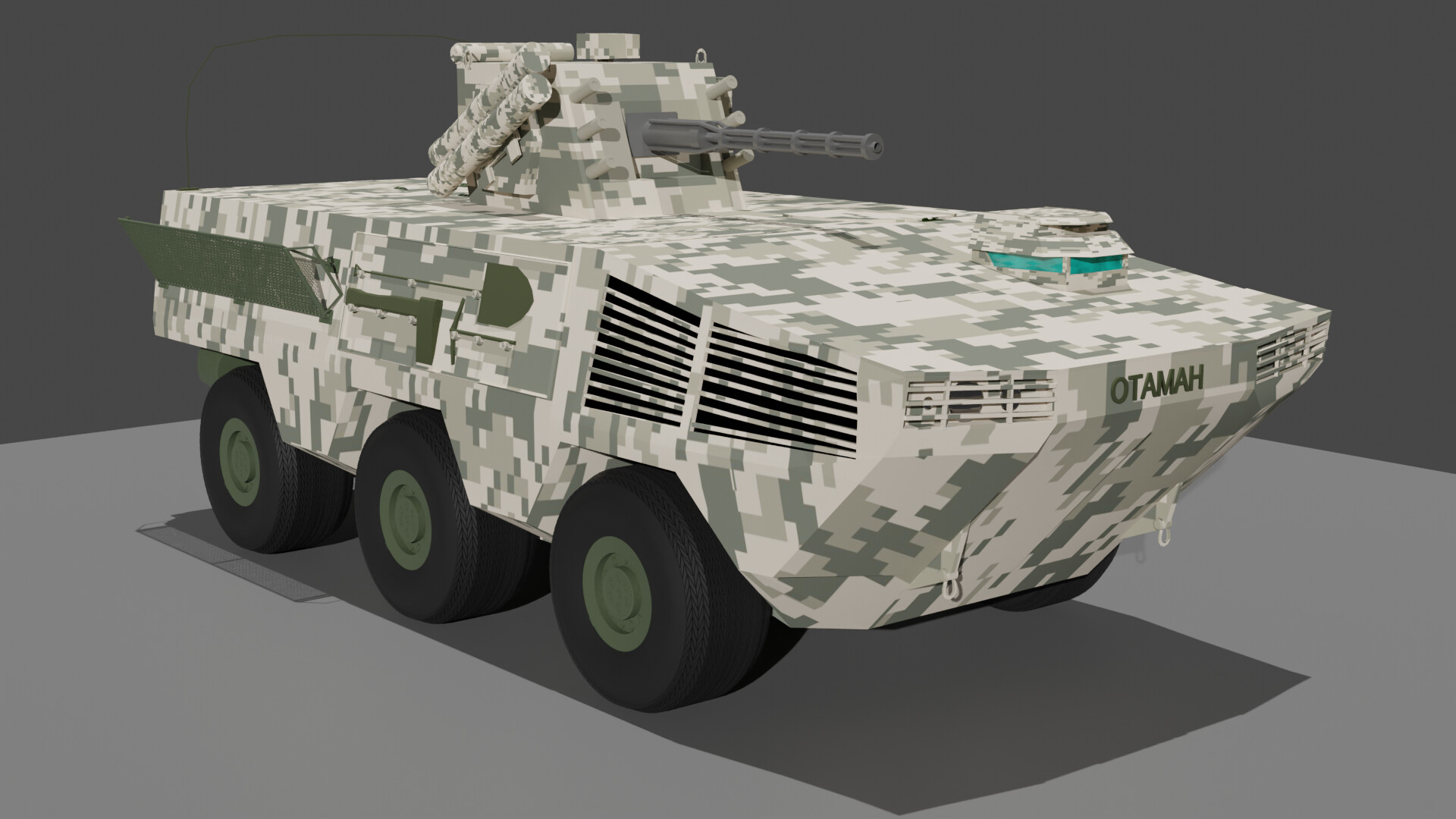 ArtStation - Otaman (Ukrainian Armored Car)