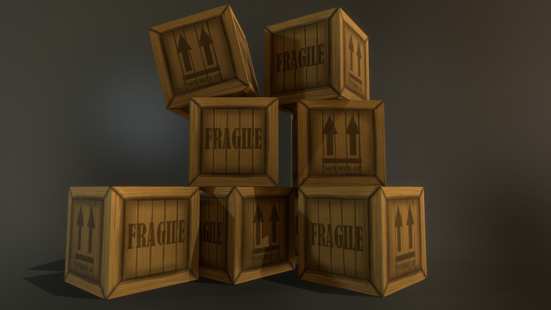 ArtStation - Hand Painted Crate