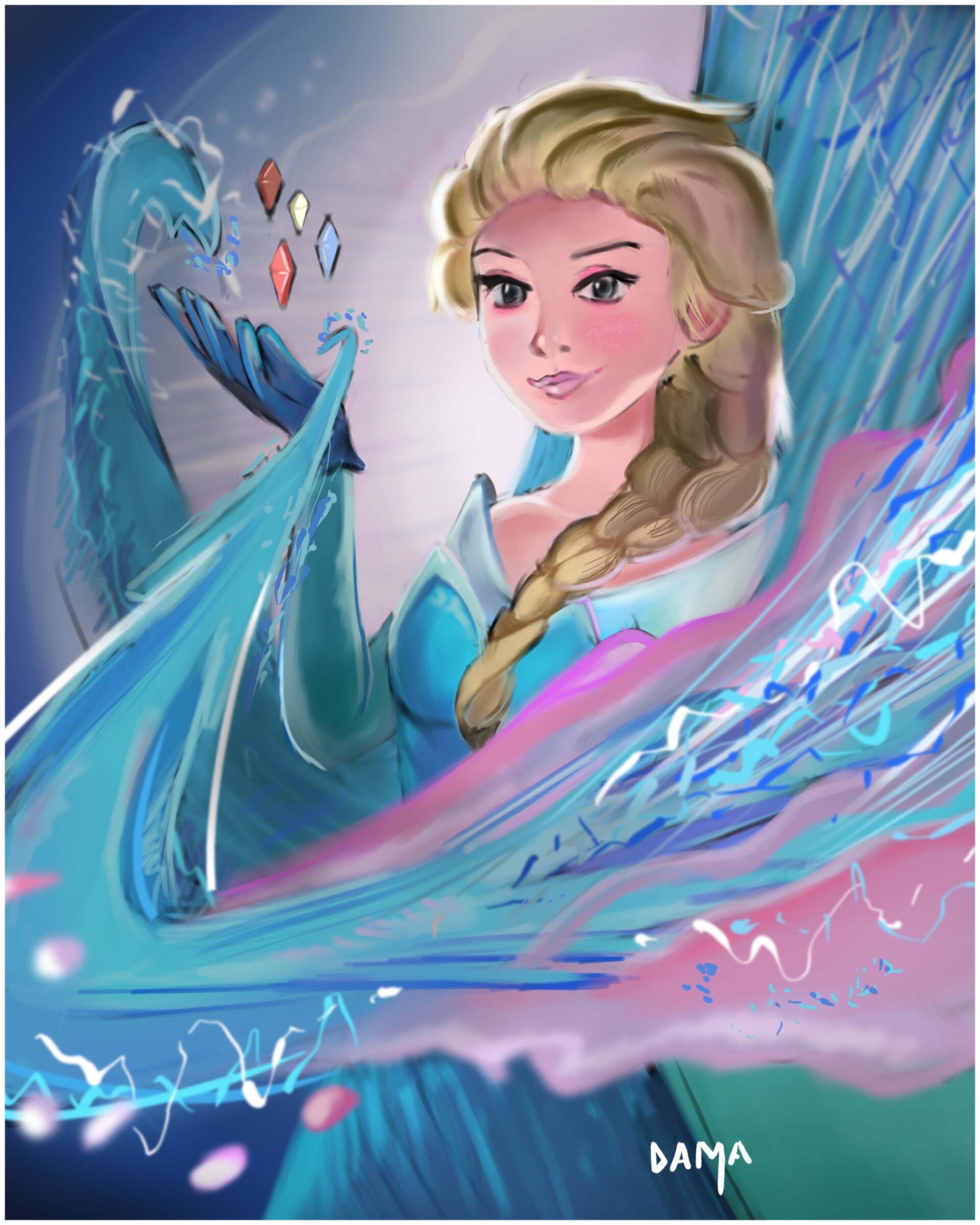 ArtStation - Elsa Fanart