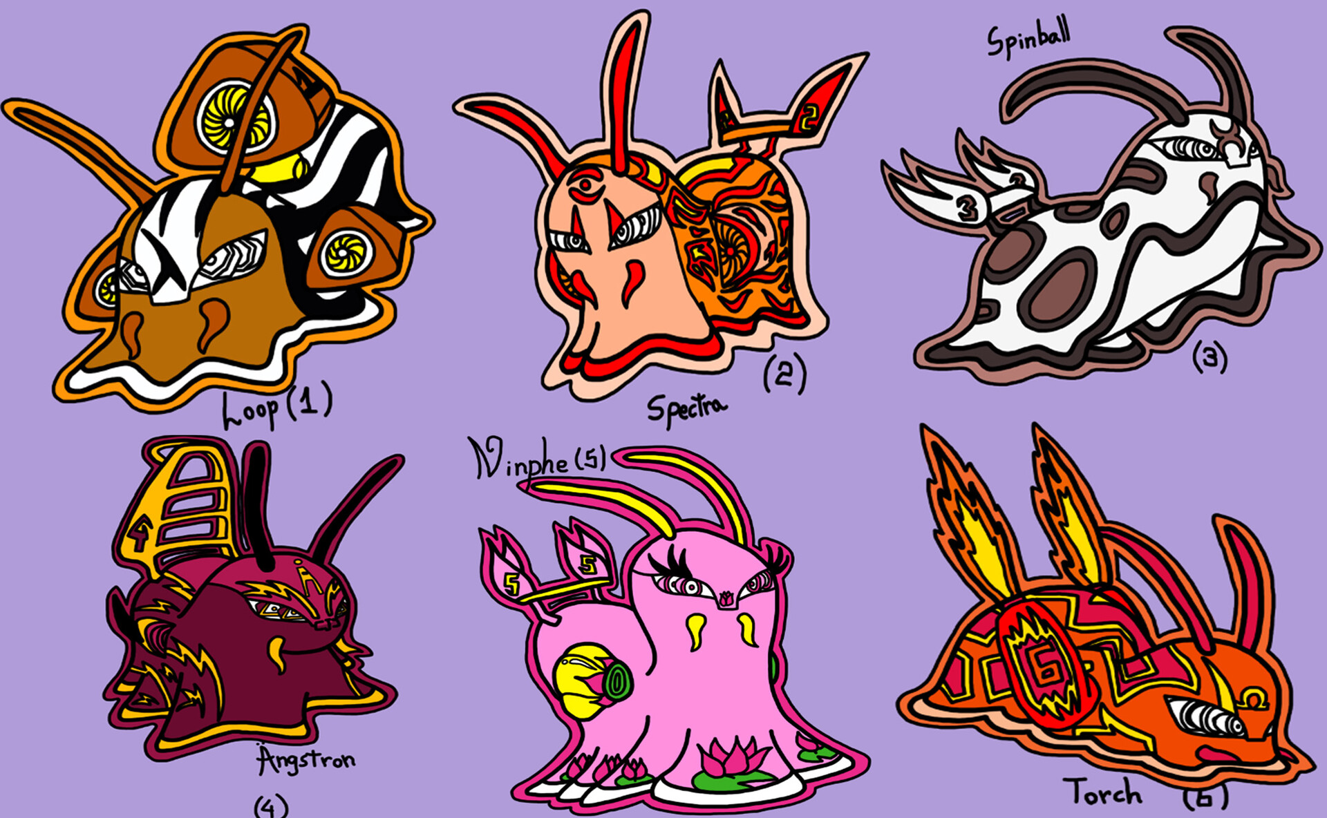 ArtStation - Slug Turbo - Character Charts