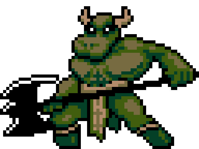 ArtStation - Green Minotaur