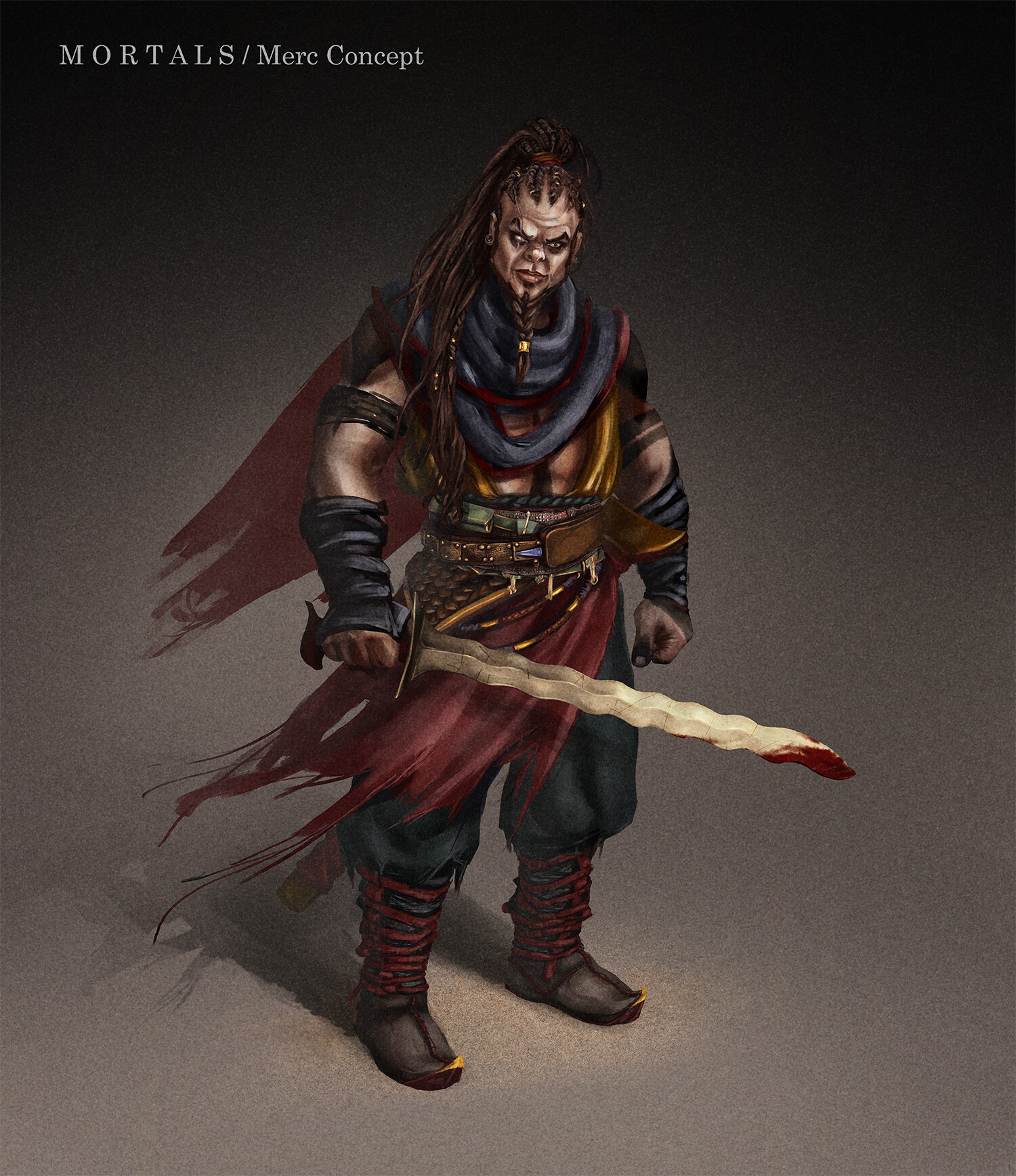 ArtStation - Merc / Concept art /MORTALS Board game