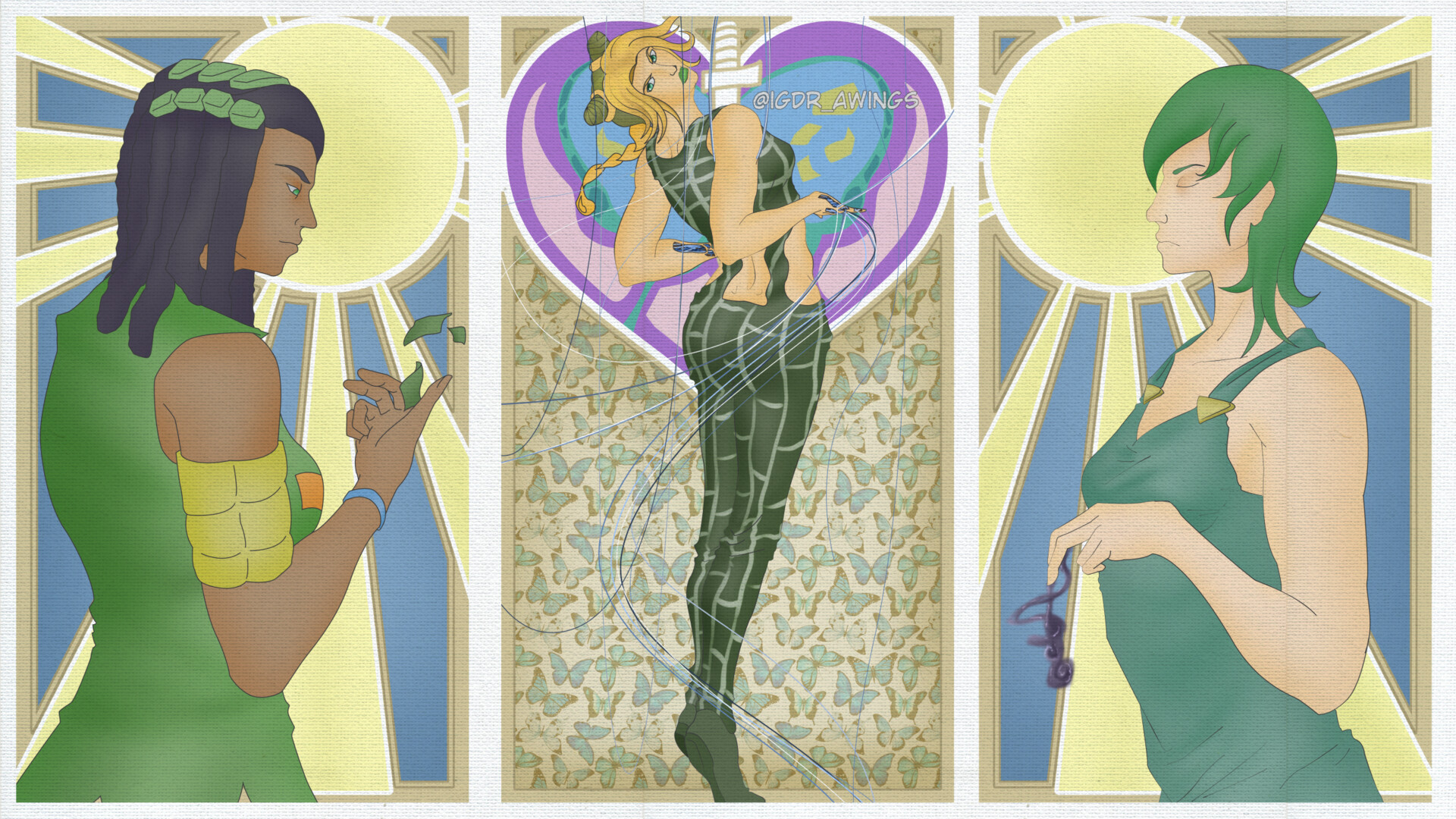 ArtStation - Stone Ocean Girls