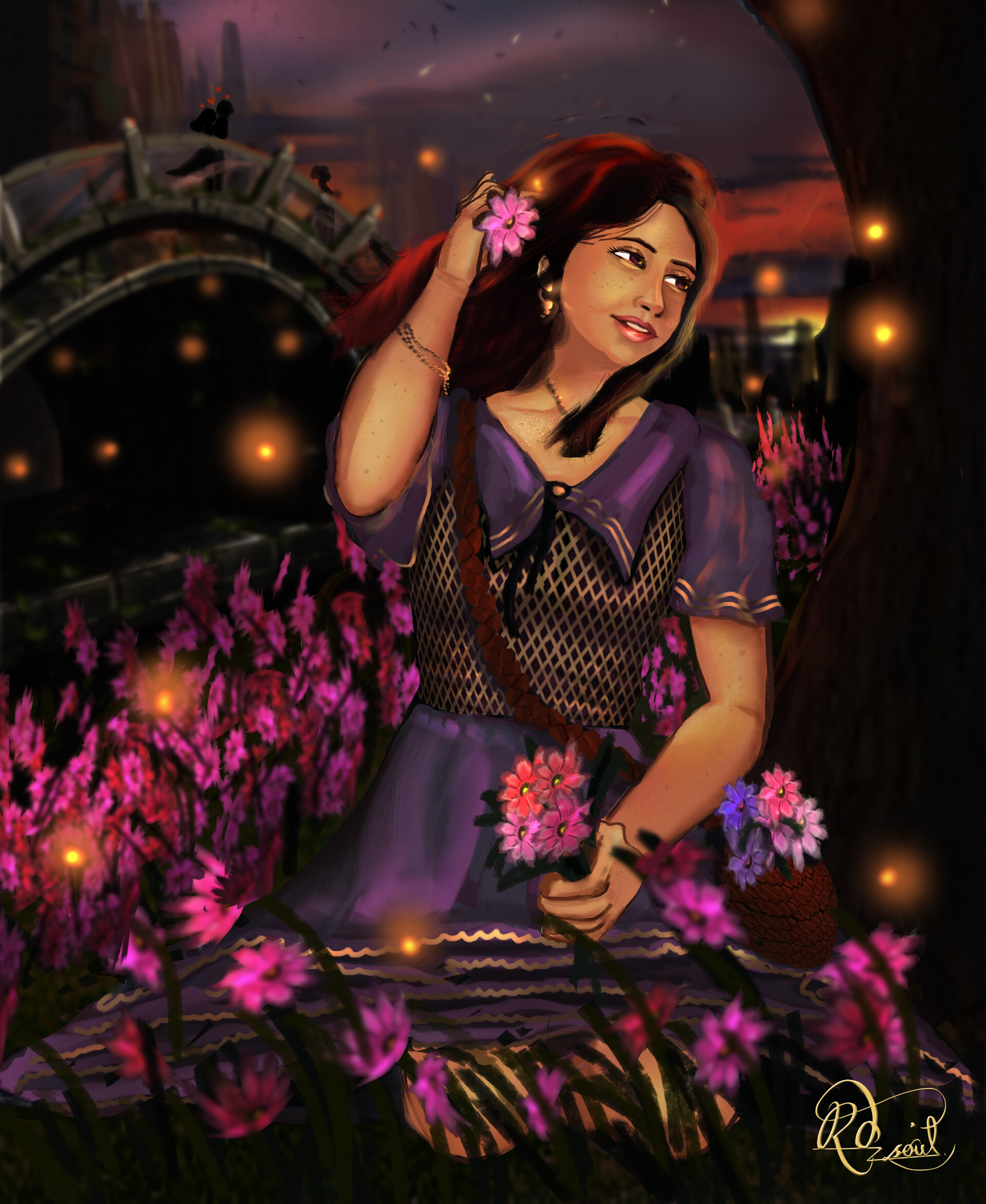 ArtStation - Flower Girl