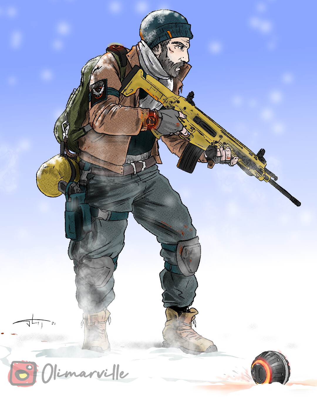 ArtStation - post apocalyptic soldier