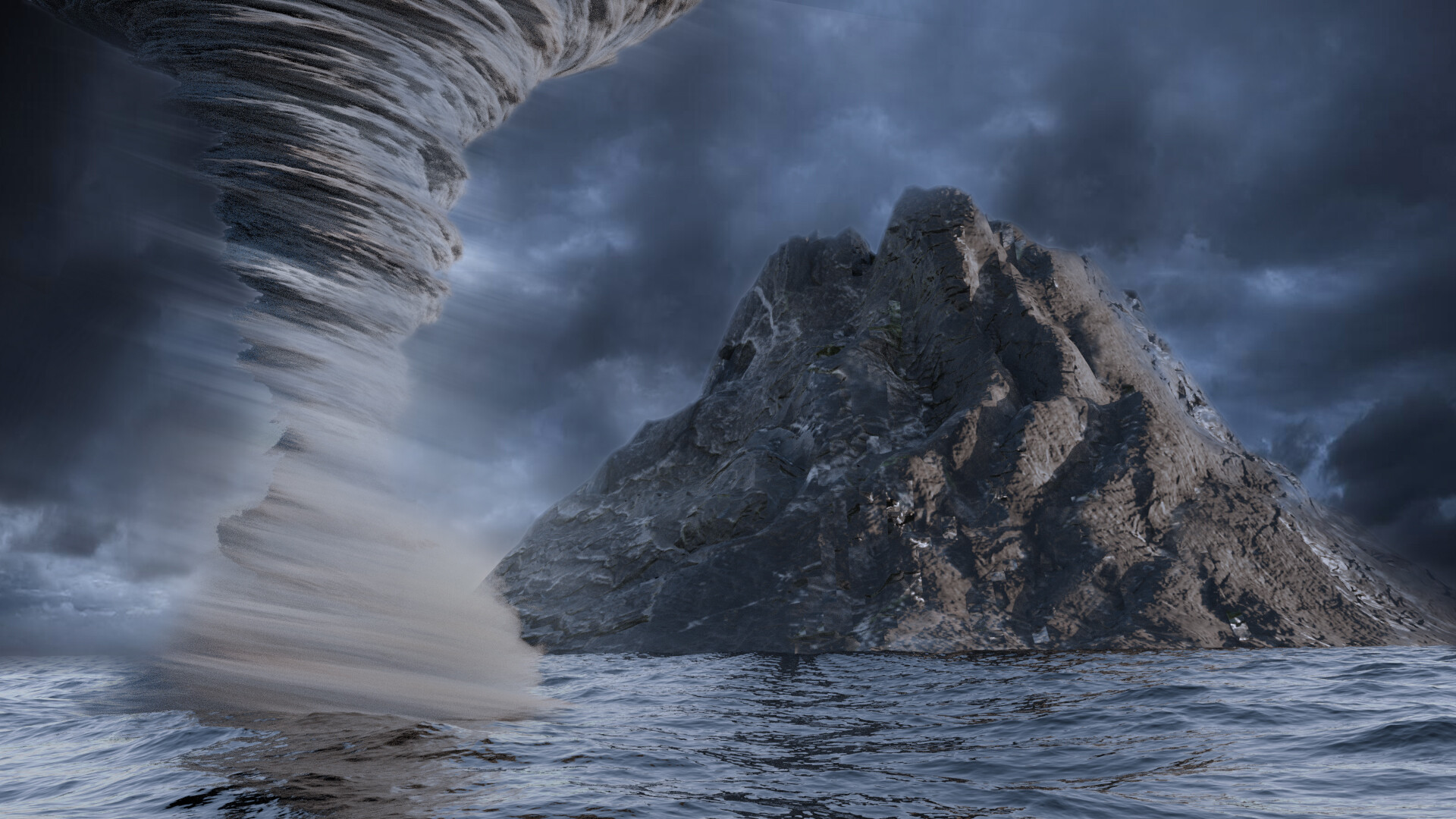 ArtStation - Tornado scene