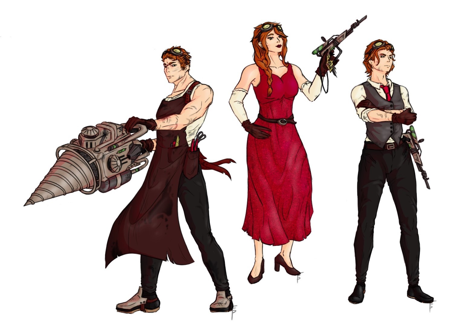 ArtStation - Character Creation for Bioshock Universe