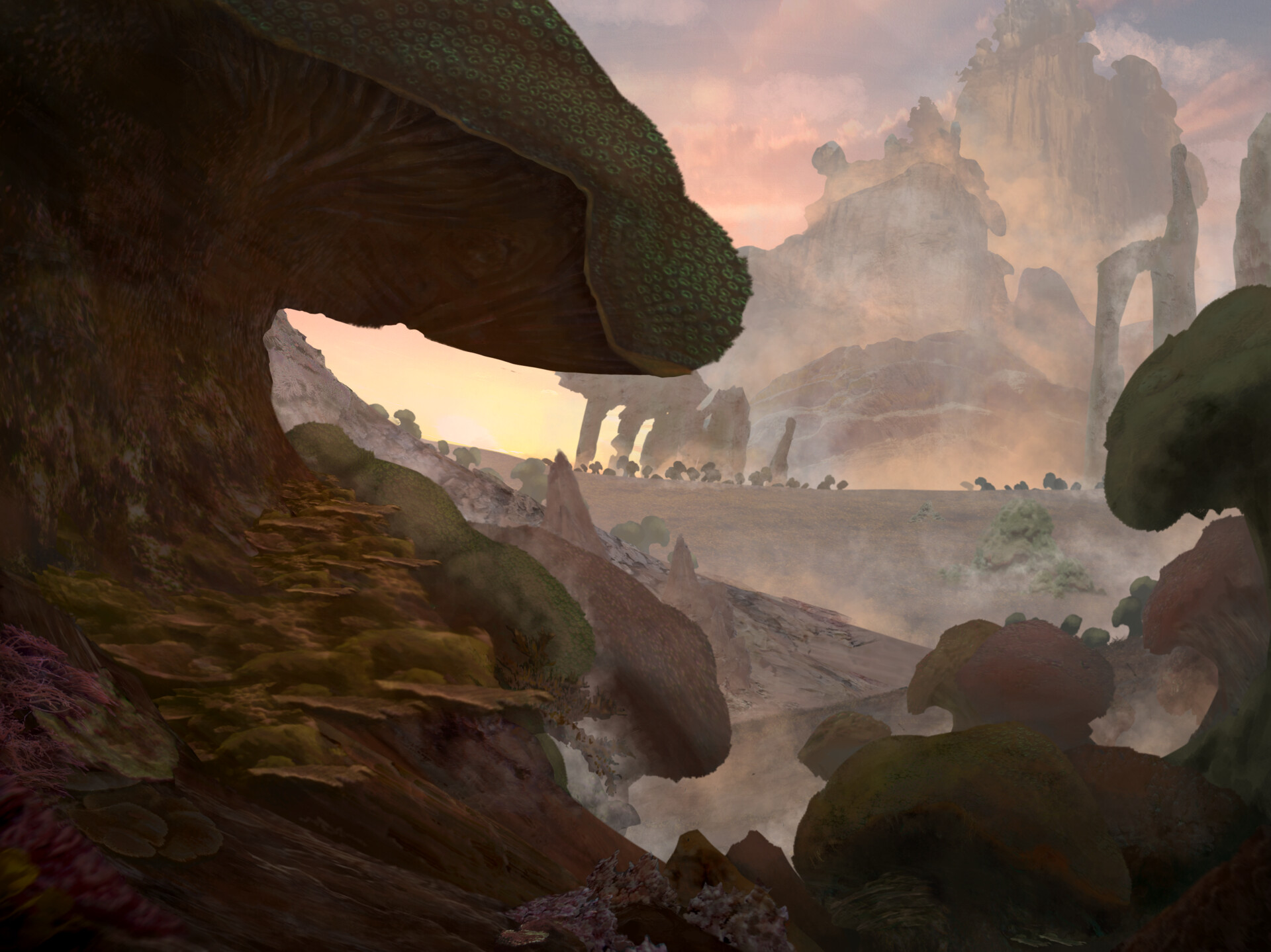 ArtStation - Matte Painting - Procreate Test