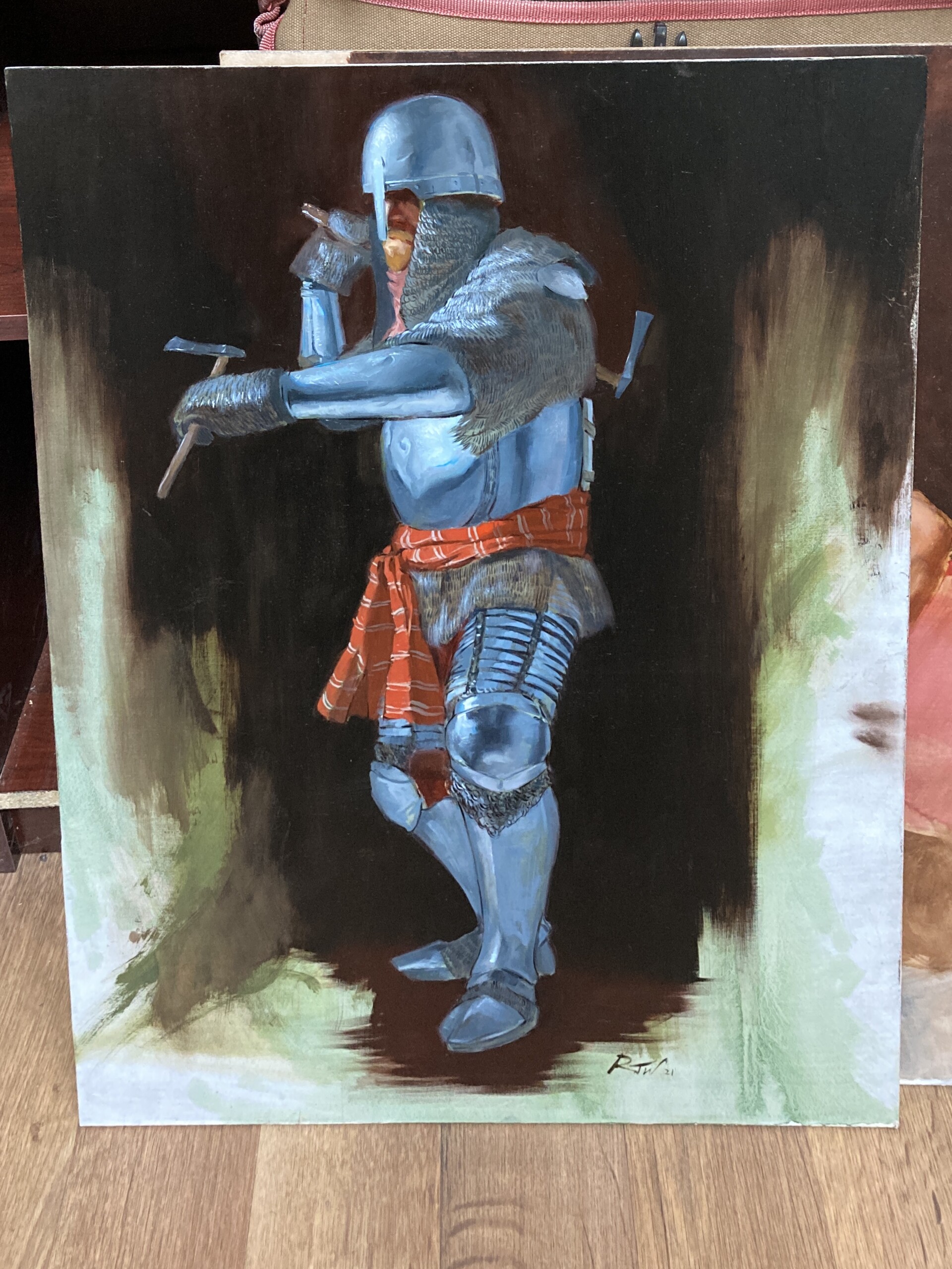 ArtStation - Rendering Study in Oil, Armor