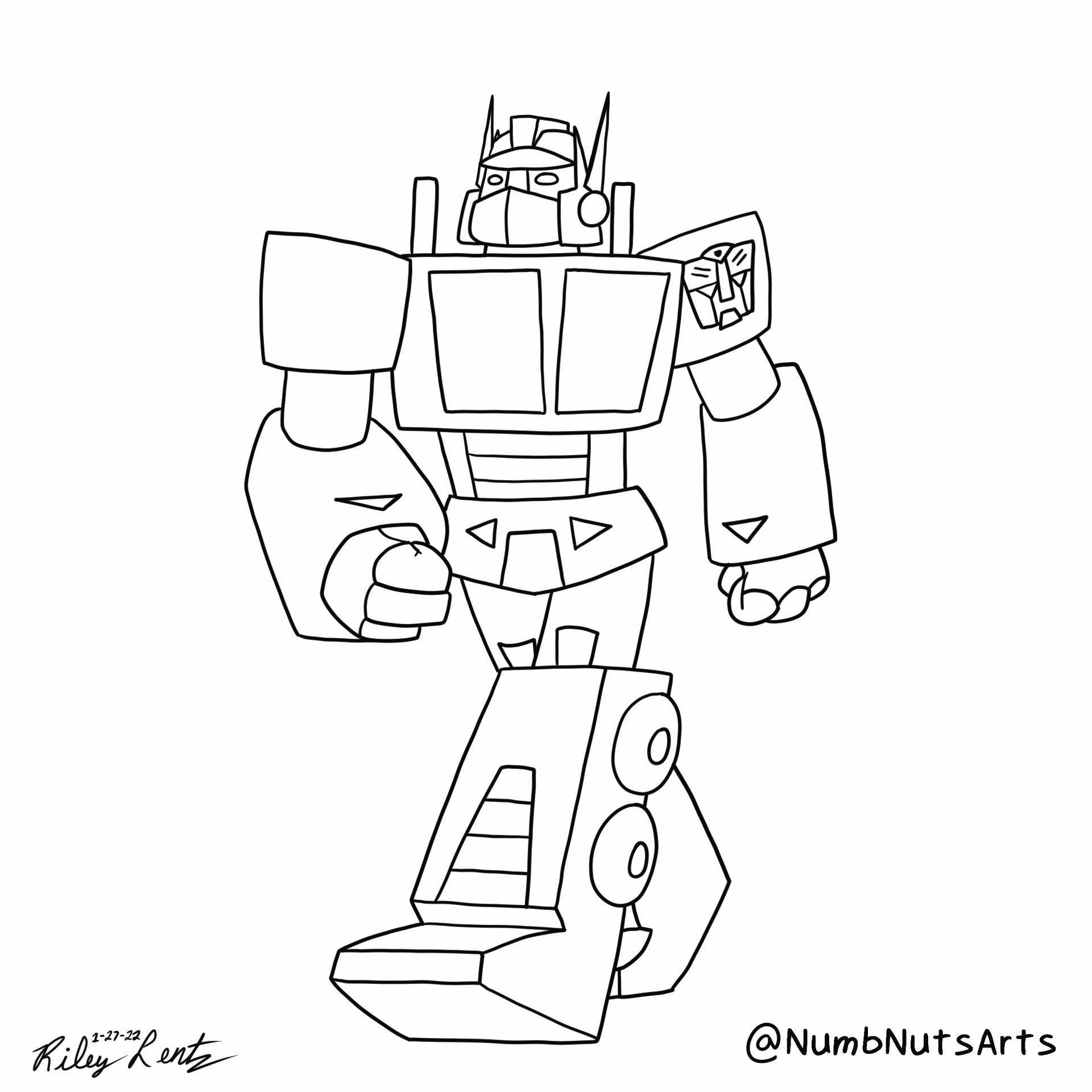 transformers coloring pages optimus prime facepalm