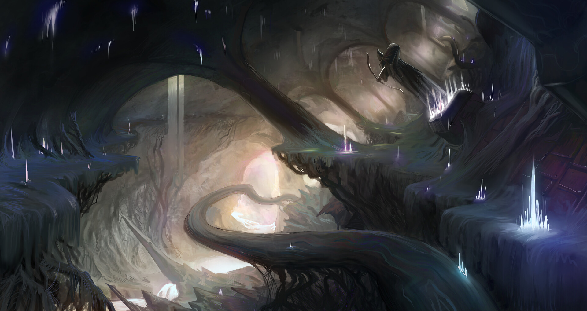 ArtStation - Flooded undercity environment