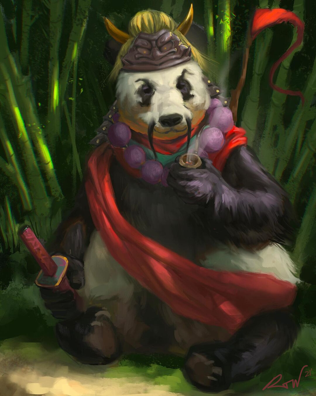 ArtStation - The Samurai Panda
