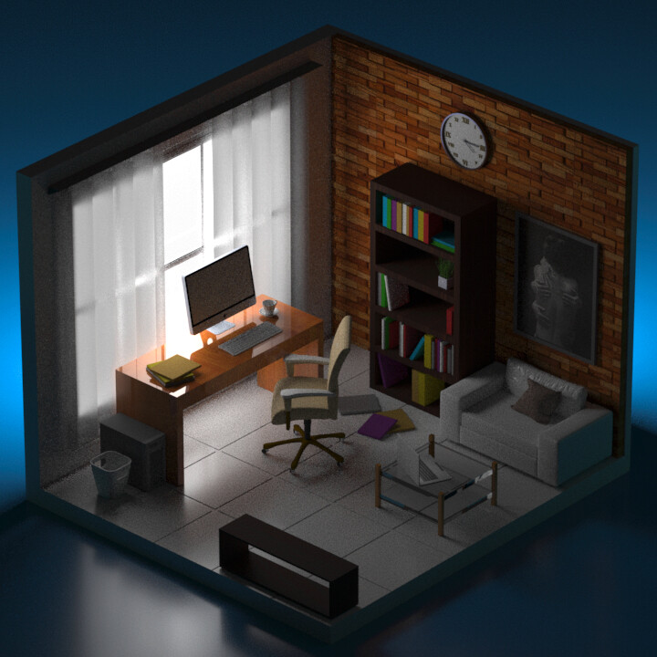 ArtStation - Square Room