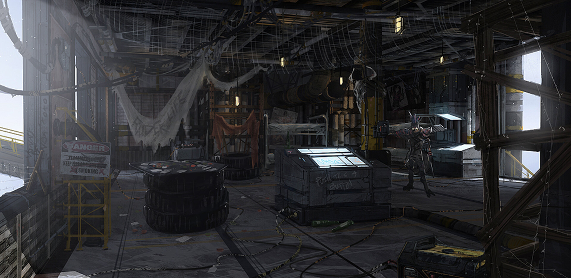 ArtStation - Defiance: Int. Oil Derrick