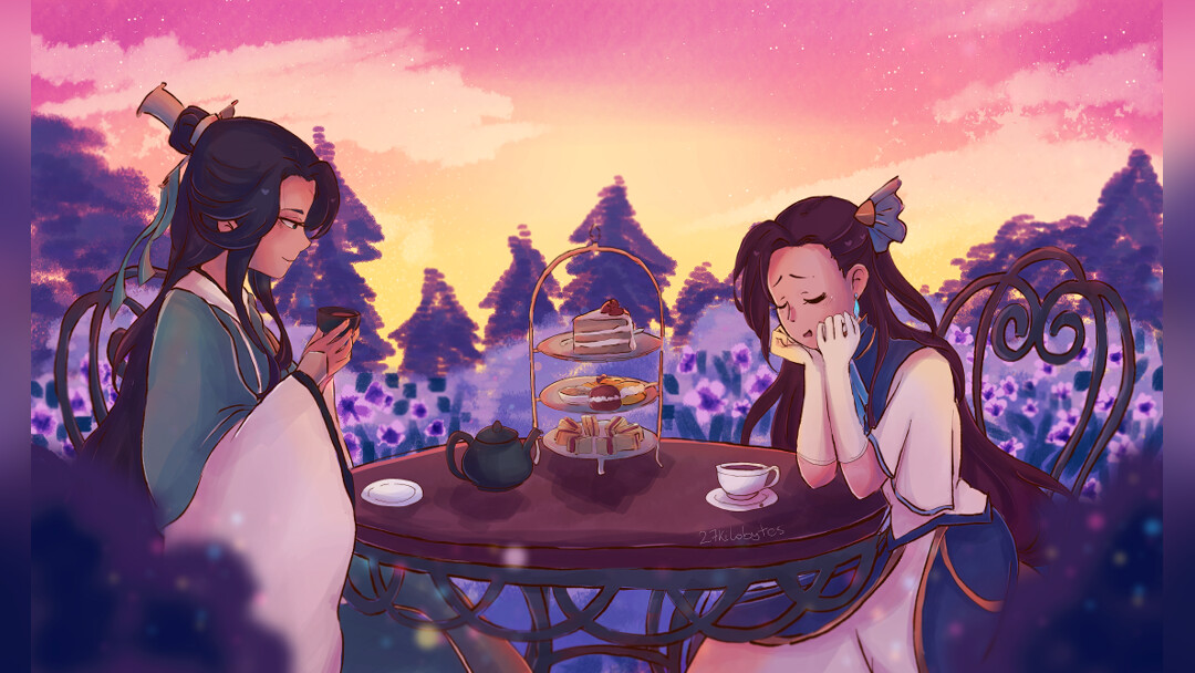 ArtStation - Tea Time~