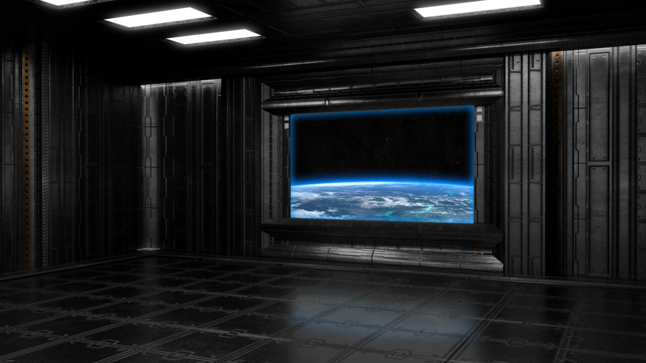 ArtStation - Basic Space Station Interior - Trim Texturing Test