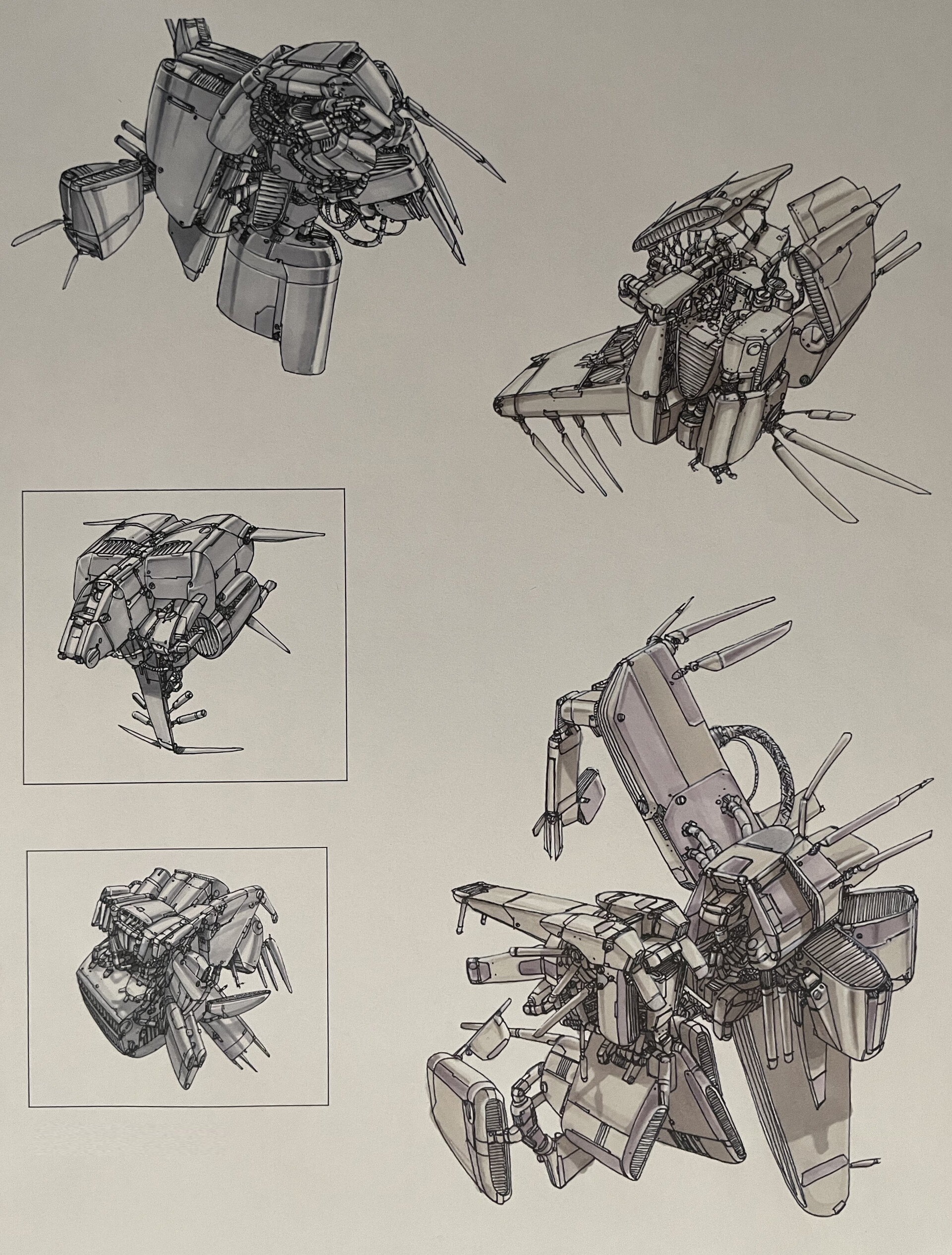 ArtStation - robot doodles