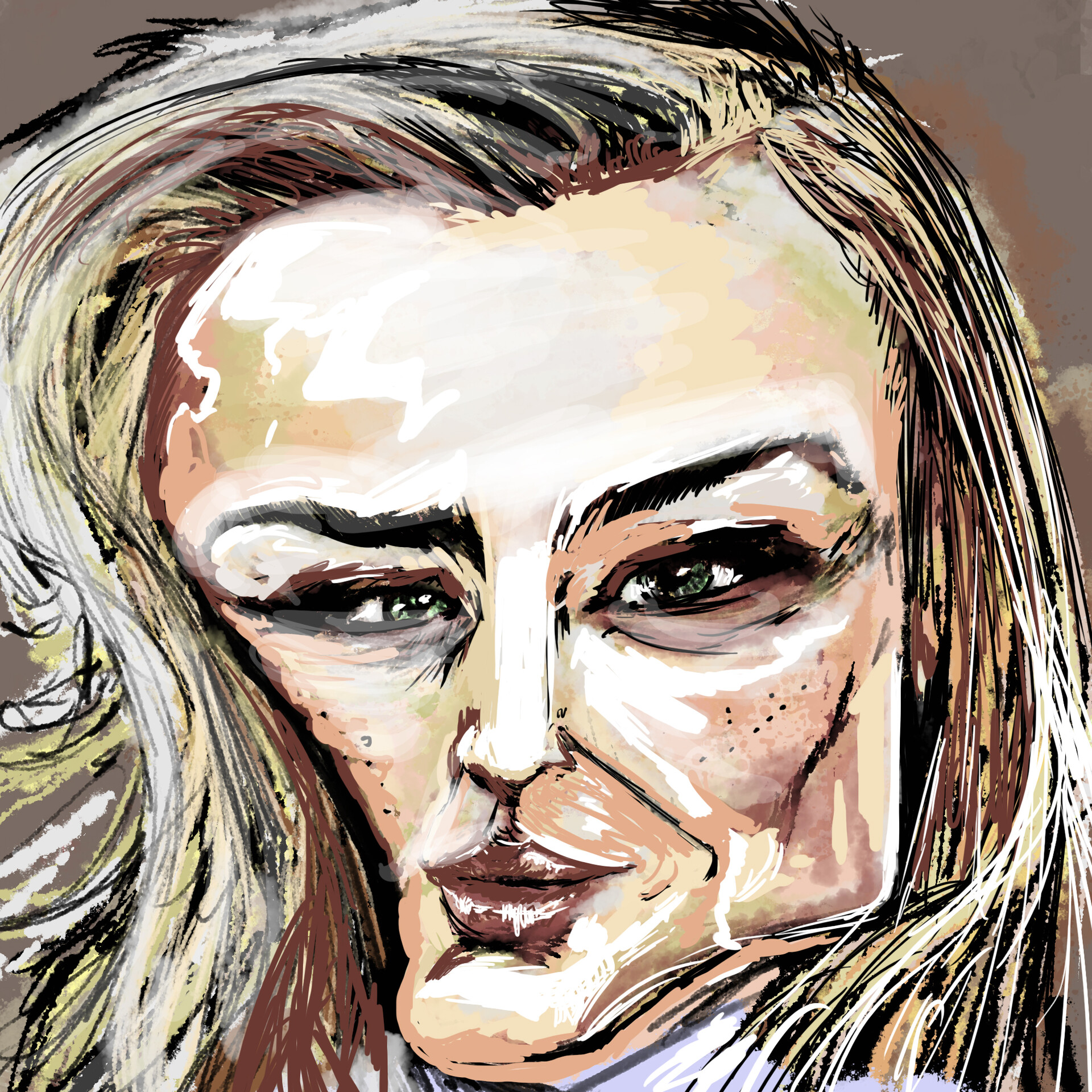 M. Scott Hull - 2022 Caricature Challenge 31 paintings 31 days