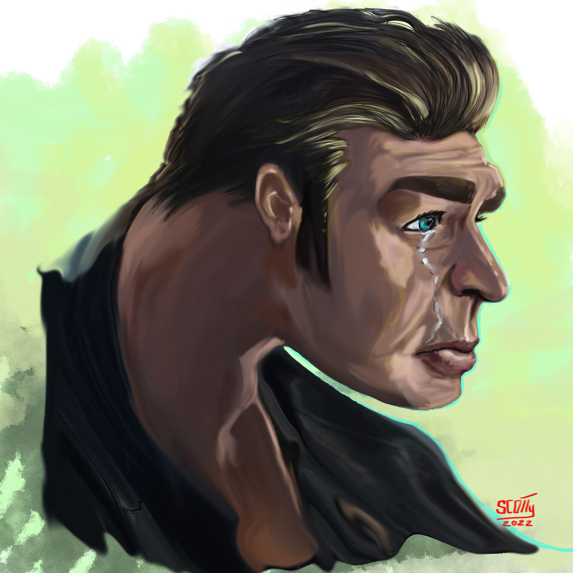 M. Scott Hull - 2022 Caricature Challenge 31 paintings 31 days