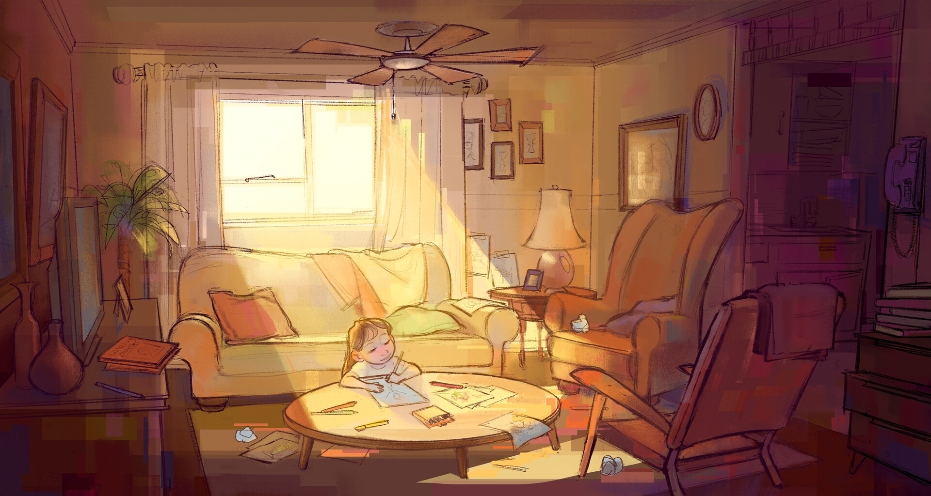 ArtStation - WIP "childhood"