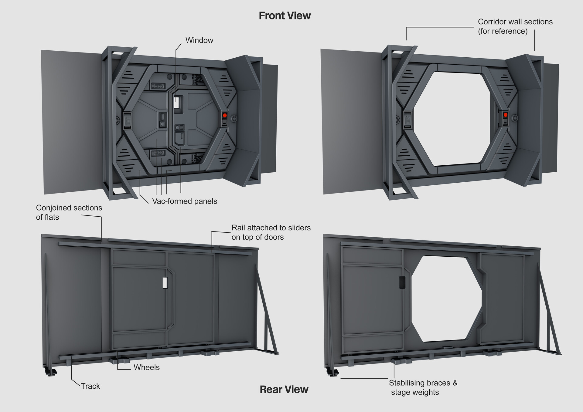 Sci-Fi Airlock — Concept design for film project by Paul Muller ...