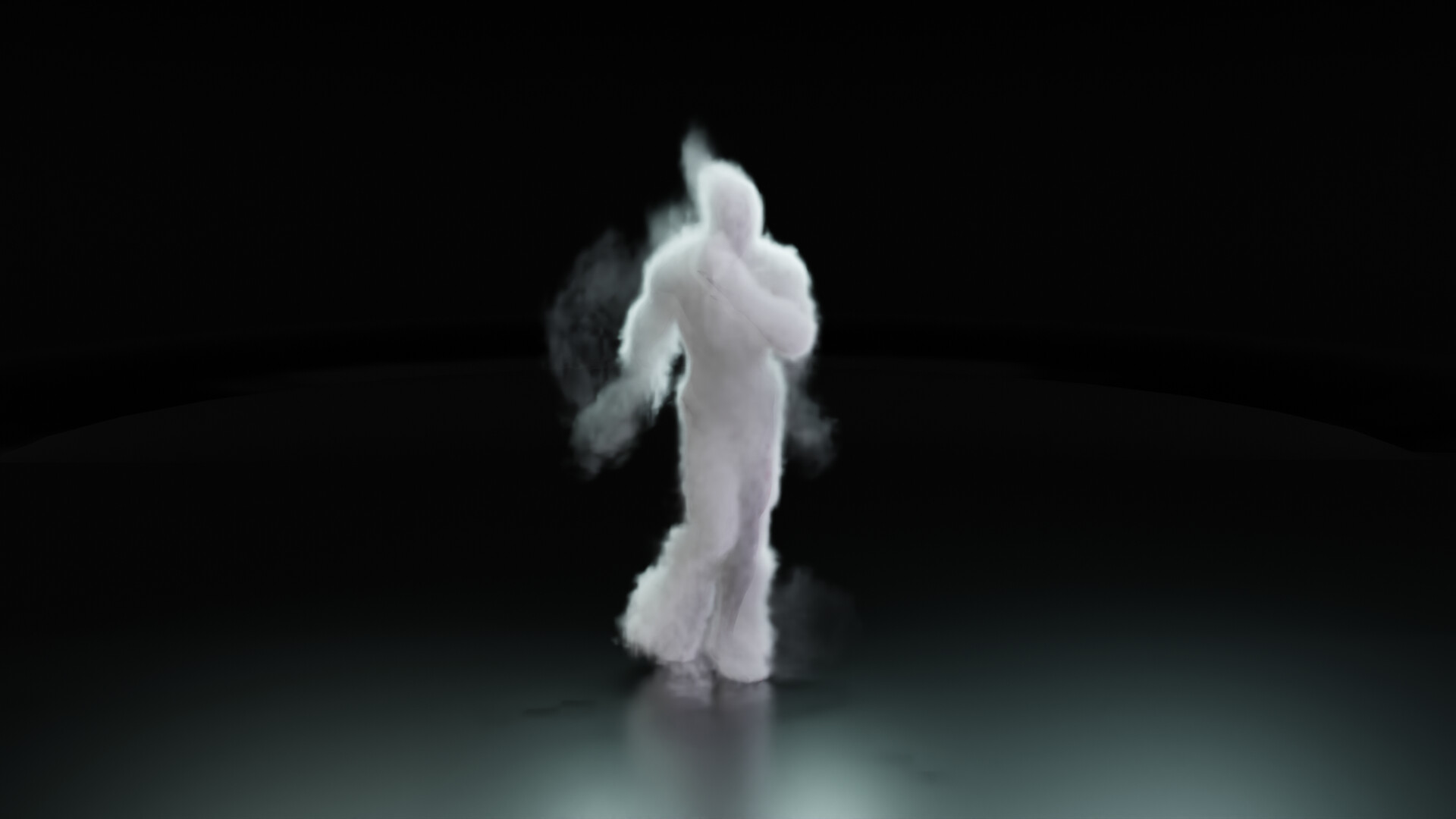chammika lanka - Human Shape Smoke Simulation