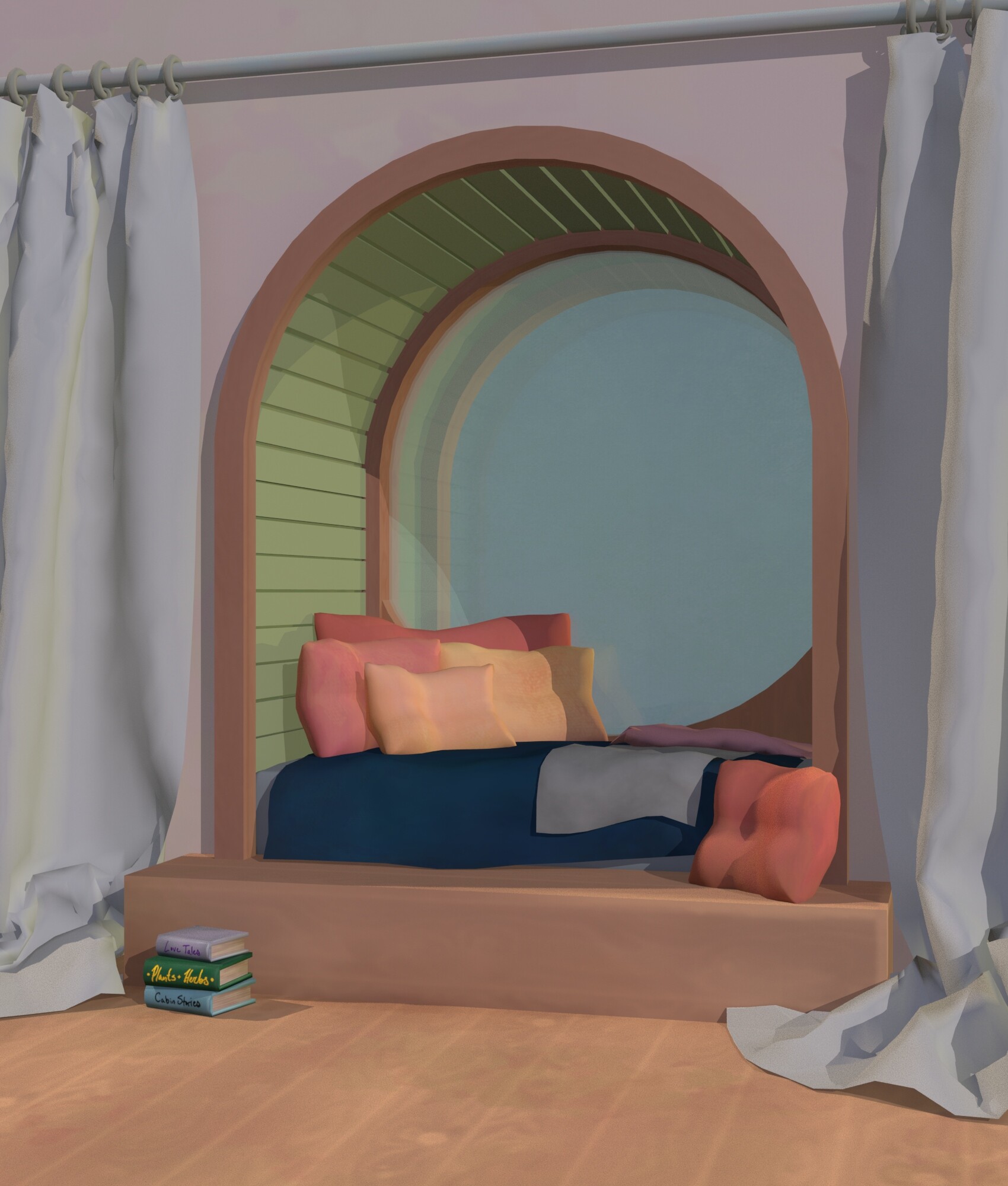 ArtStation - Window Nook