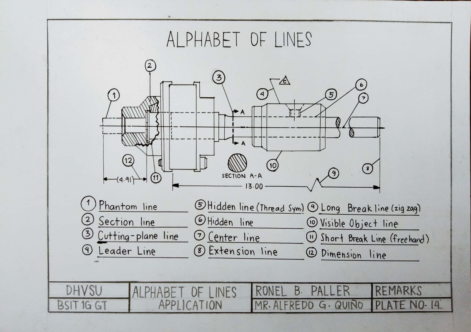 Ronel Basa Paller - Alphabet of Lines Application