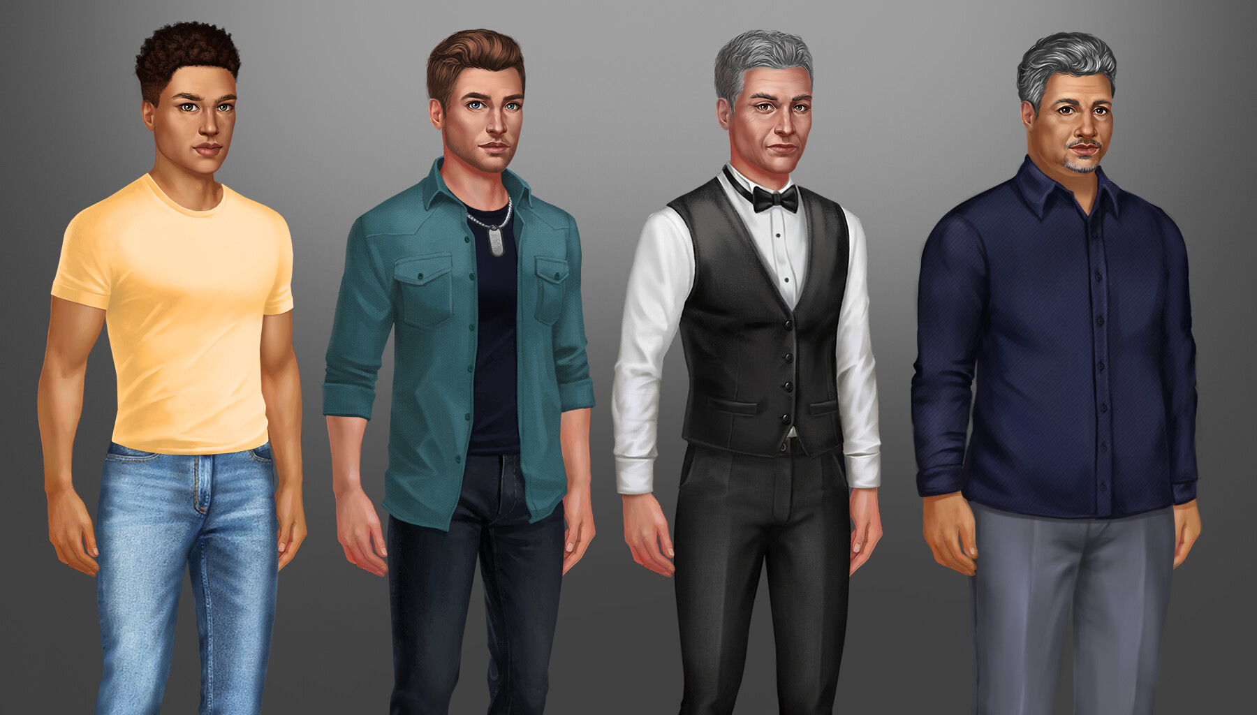 ArtStation - Men Charakters