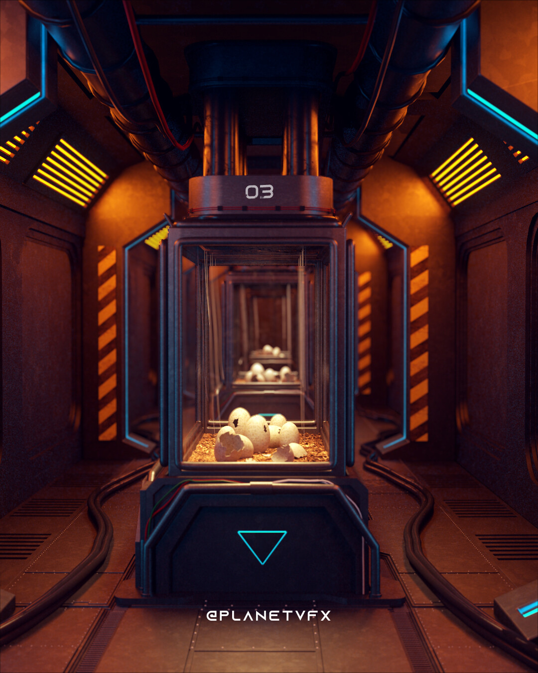 ArtStation - Sci Fi Lab Concept