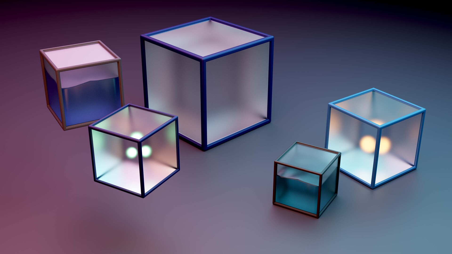 ArtStation - Light and water boxes