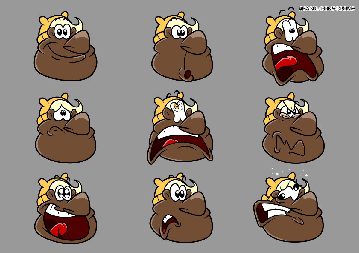 ArtStation - Riley-d Up! Personal Project Concept Art - Plushie Facial ...