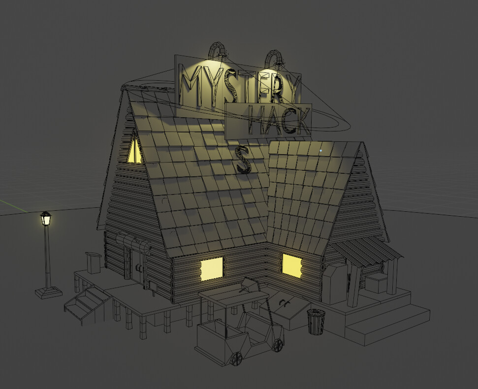 ArtStation - Gravity Falls- House
