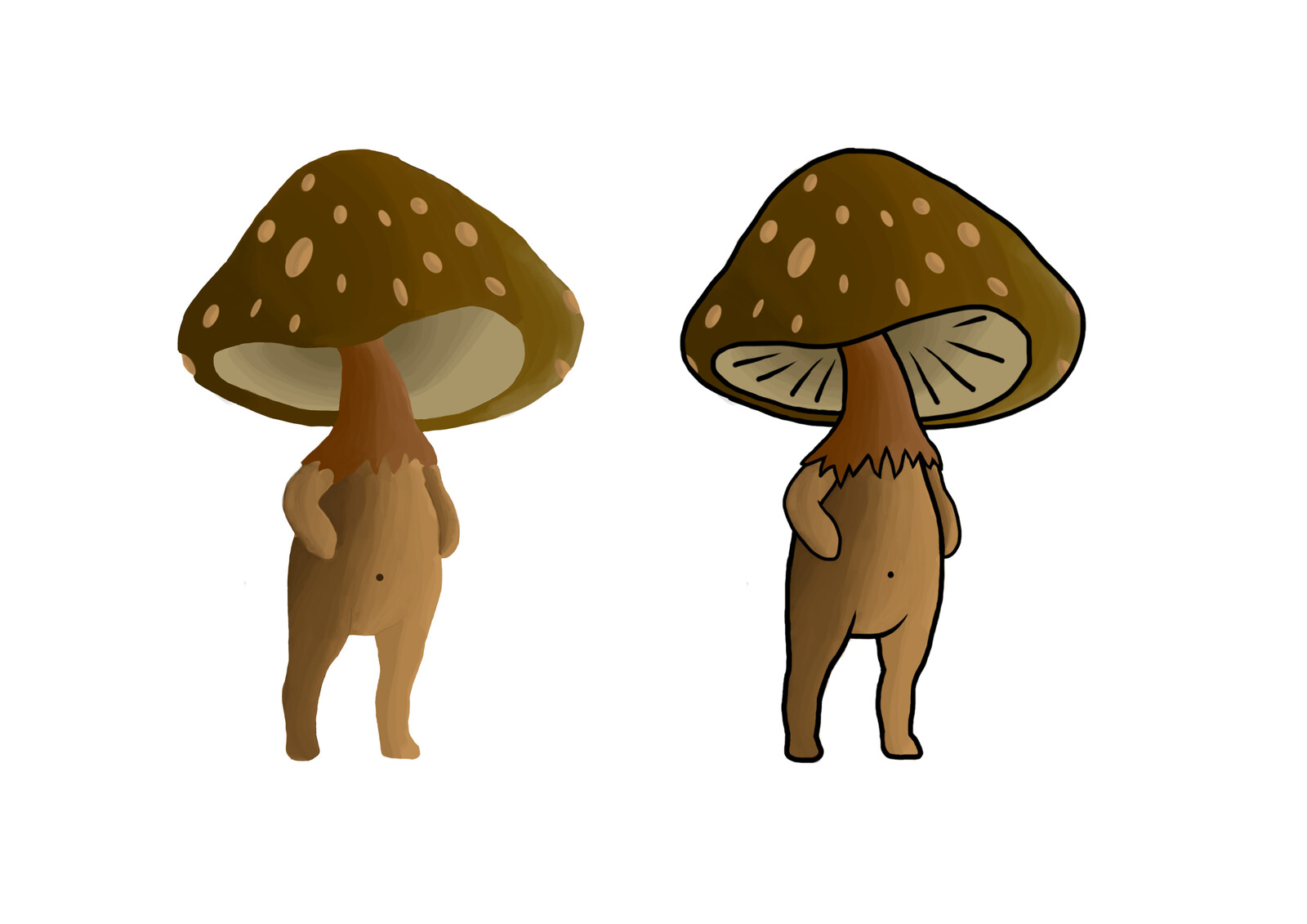 Dani Duarte - Mushroom Head Kids Concept Art