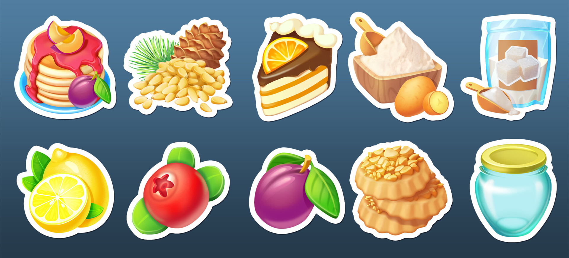 ArtStation - Food Icons