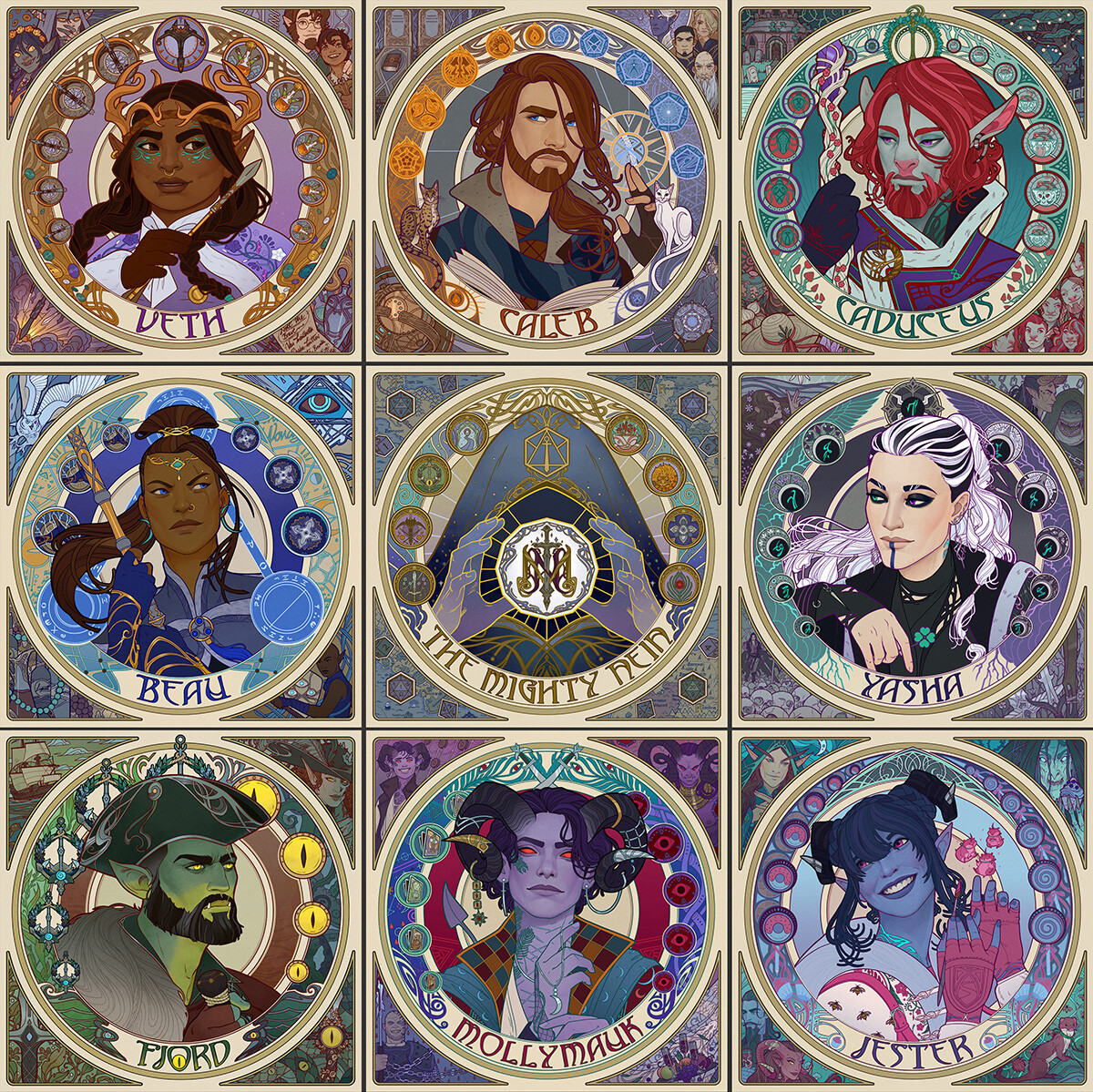 ArtStation - Sideshow Mighty Nein Portrait Series