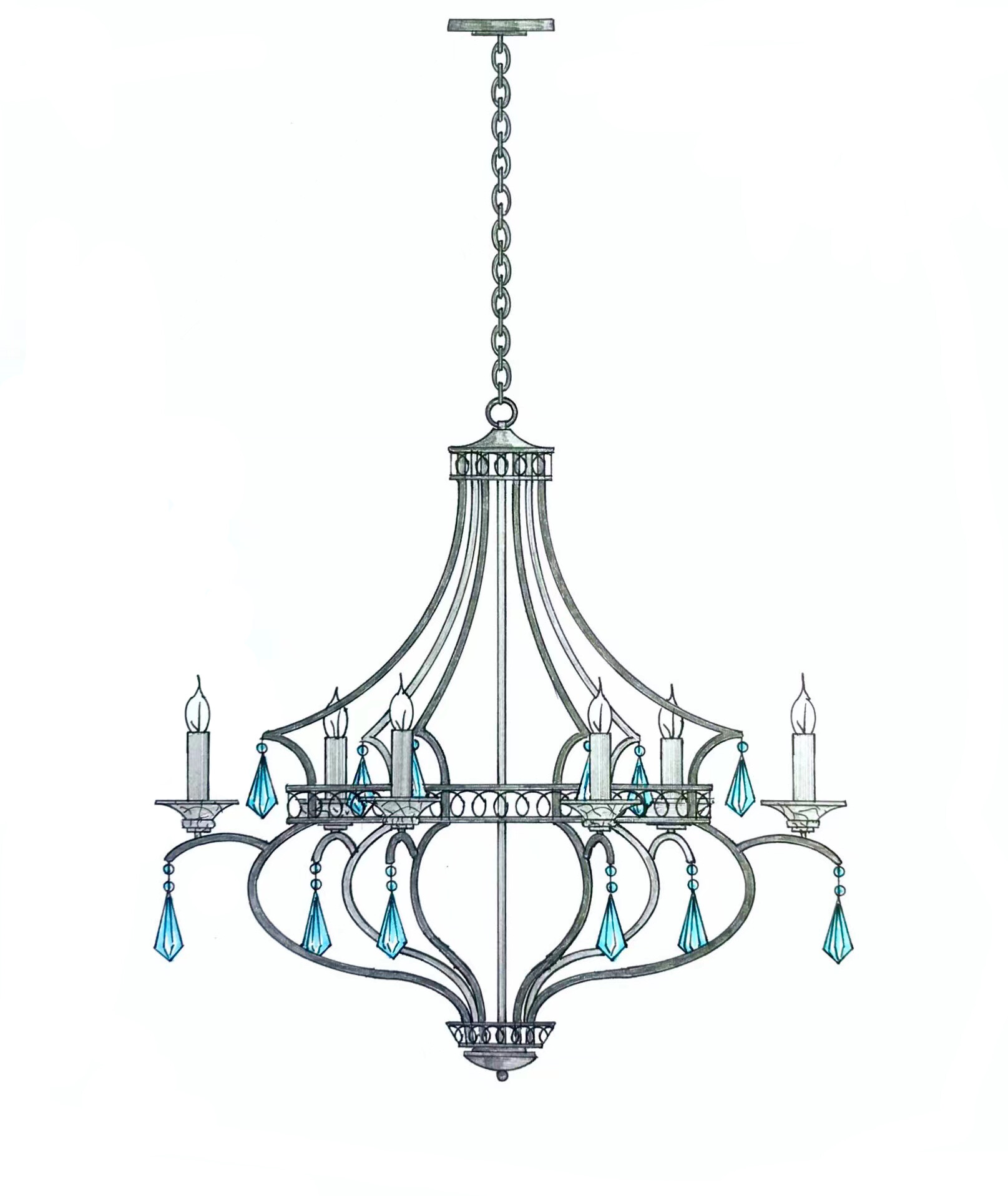 ArtStation - Classical chandelier