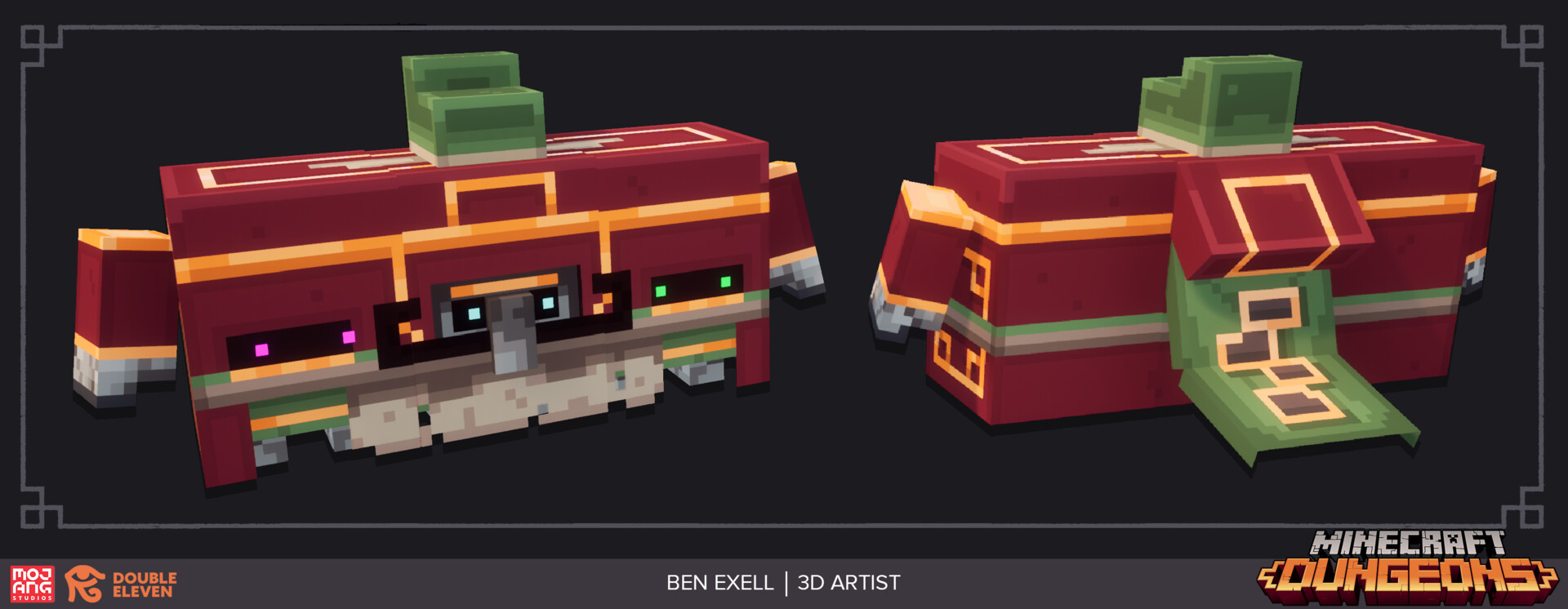 Ben Exell - Minecraft Dungeons Tower mobs - Season 1 Cloudy Climb