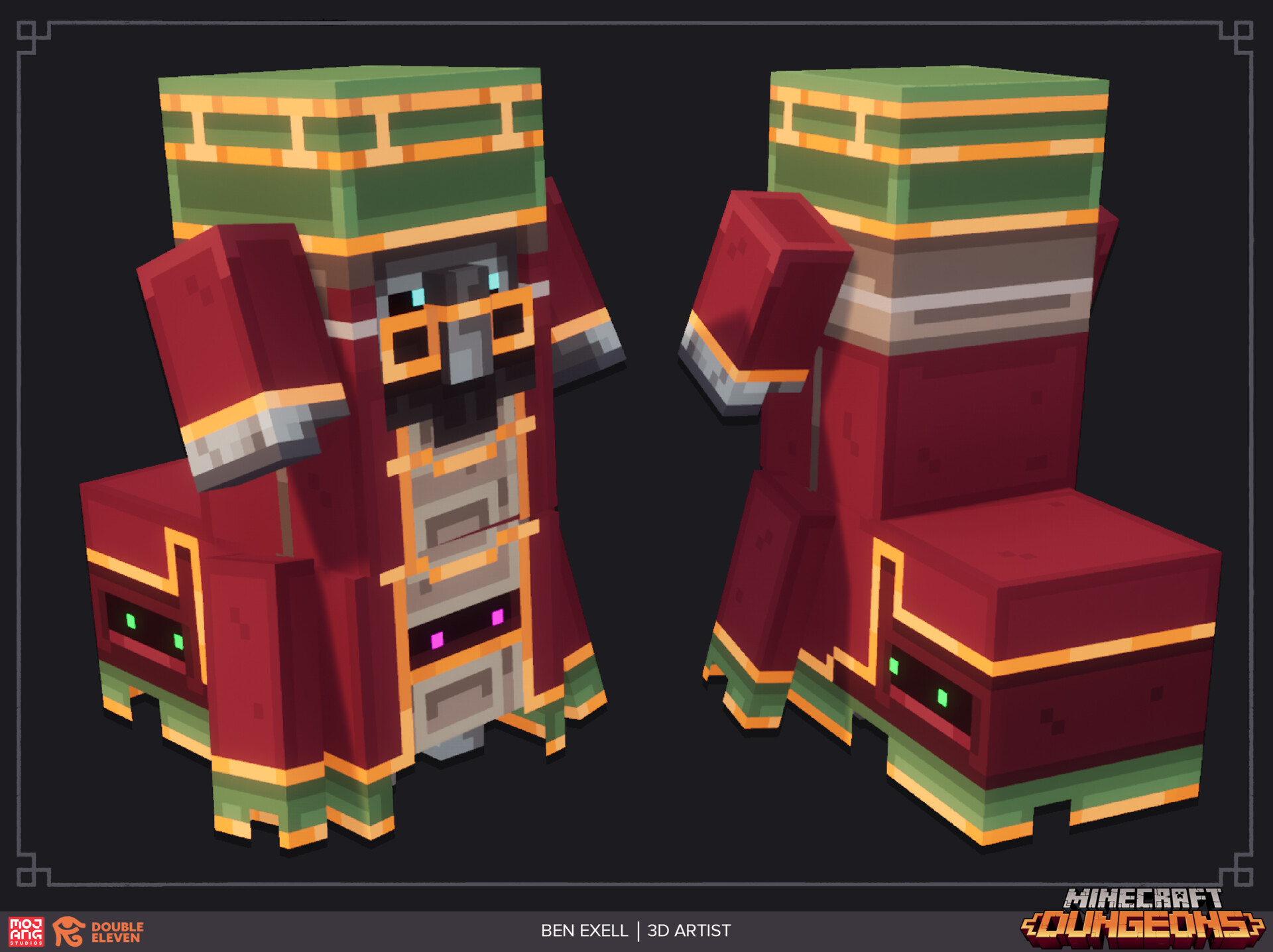 Ben Exell - Minecraft Dungeons Tower mobs - Season 1 Cloudy Climb