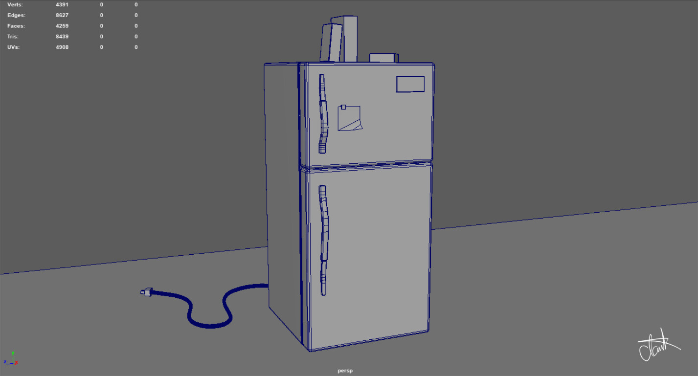 Clark Limer - Stylized Fridge