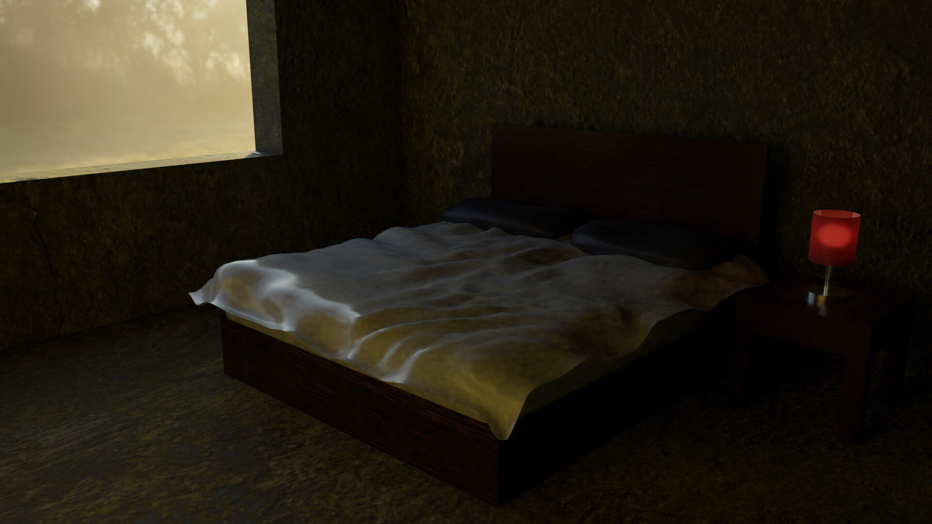 ArtStation - Simple bedroom scene