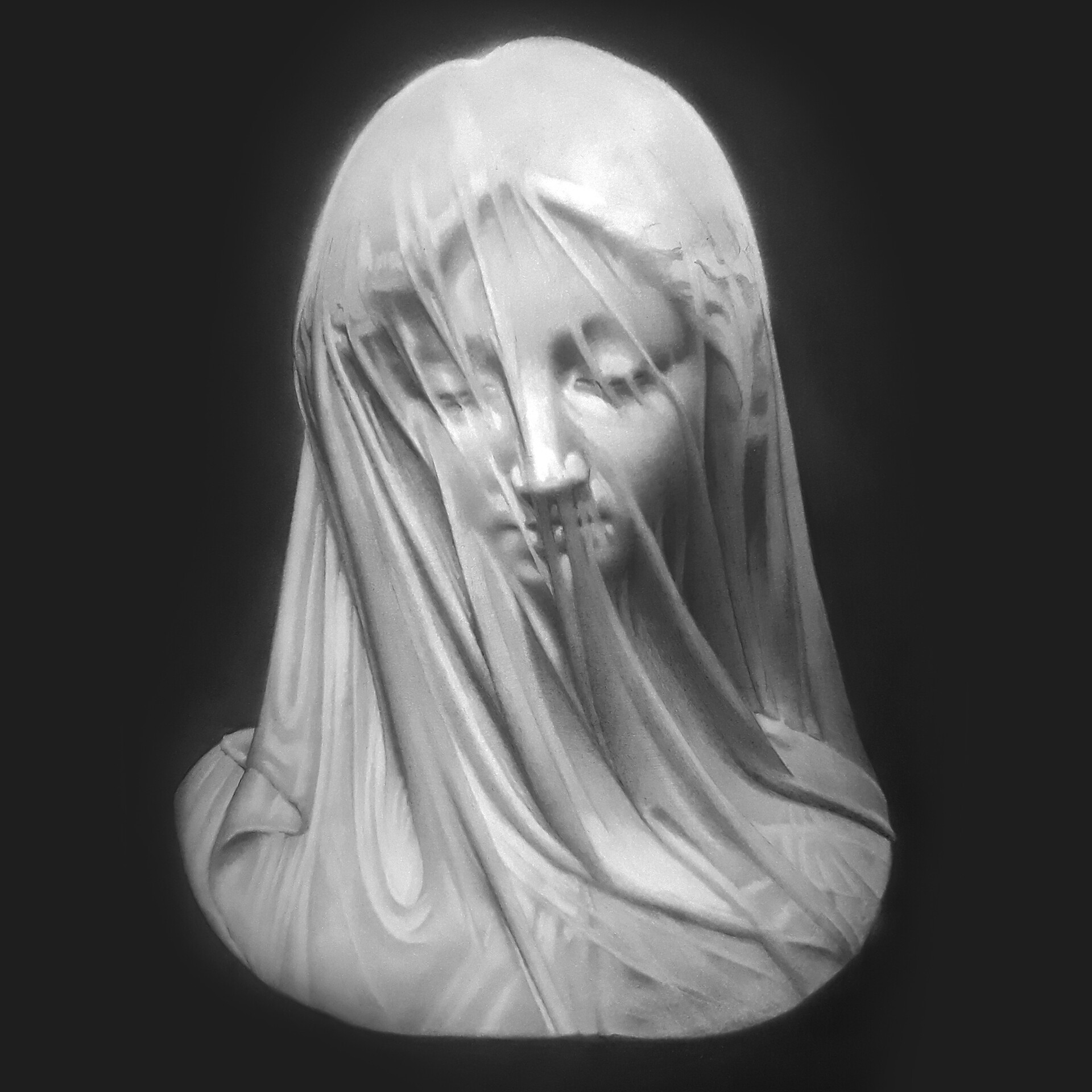 Marcio Ramos - "Study'' - The Veiled Virgin - Strazza